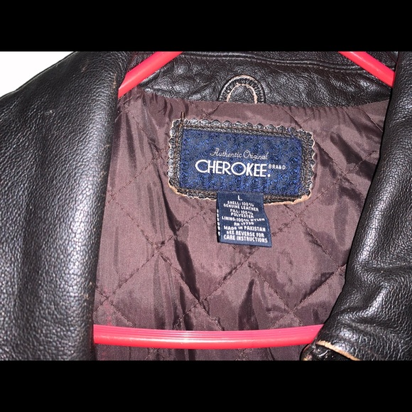 Cherokee | Jackets & Coats | Authentic Original Cherokee Leather Jacket ...